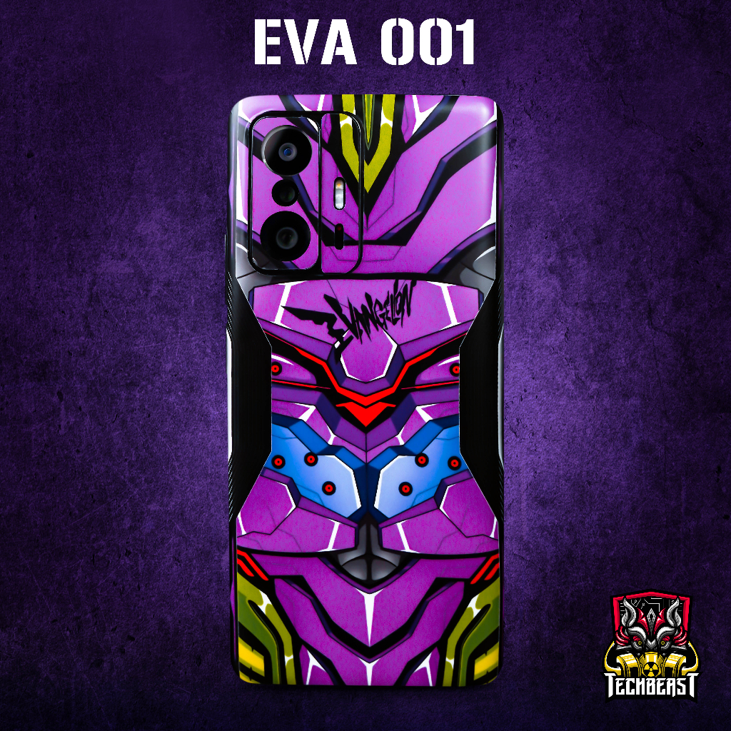 3M Evangelion 01 02 03 EVA Gaming Skin Vinyl Wrap Universal Techbeast ...