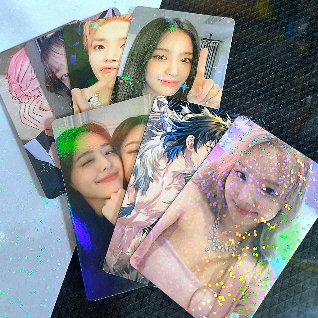 [READ DESCRIPTION] Customized Photocards Rainbow Edition | Shopee ...
