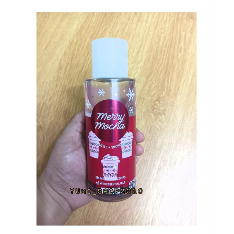 (Rare) Victoria's Secret Merry Mocha Body Mist 250ml | Shopee Philippines