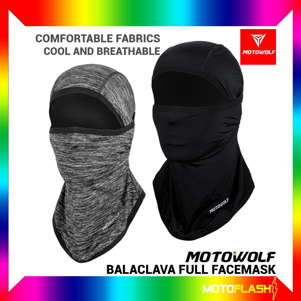 Motowolf Balaclava Full Face Mask Cool Protection Breathable and ...