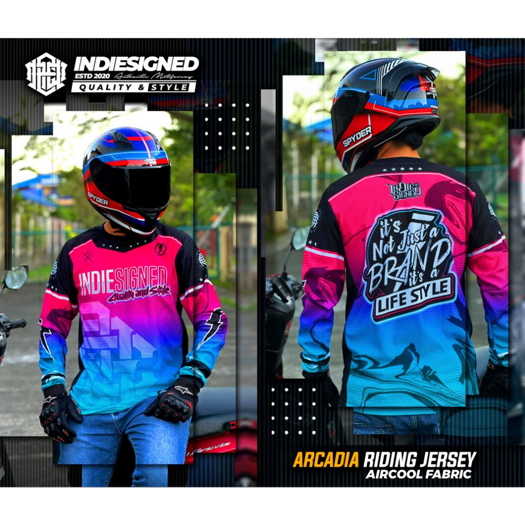 INDIE ARCADIA RIDING JERSEY (AIRCOOL) | Shopee Philippines