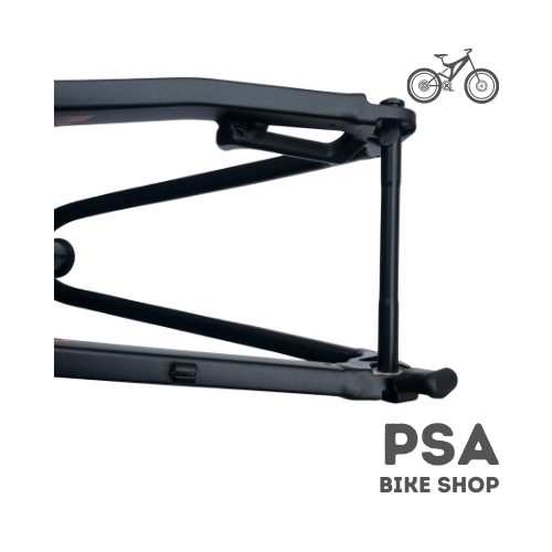 AUTHENTIC MOUNTAIN PEAK FRAME EVEREST PRO 27.5 LARGE MATT BLACK RED FOR ...