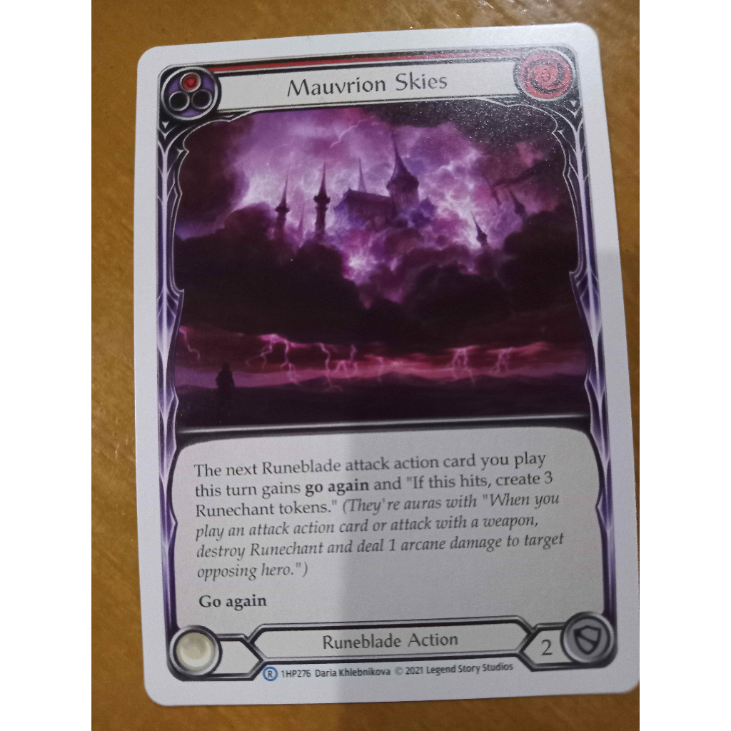 FAB Flesh and Blood TCG: Mauvrion Skies CRU History Pack Vol 1 ...