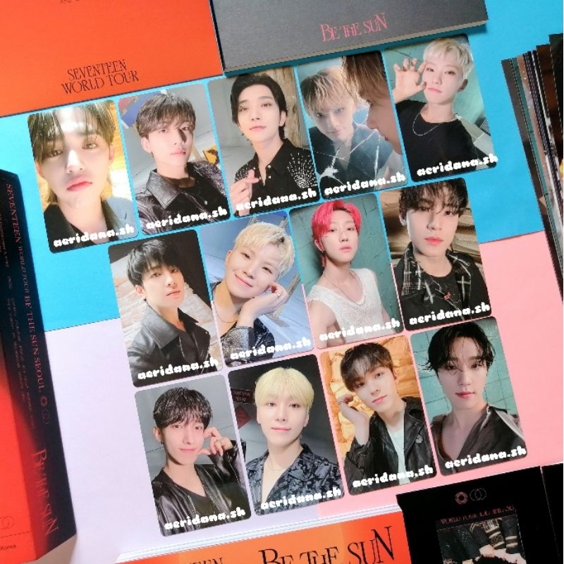 [ONHAND/TINGI] Official Seventeen World Tour Seoul Digital Code Photocard+Mini Poster | Shopee ...