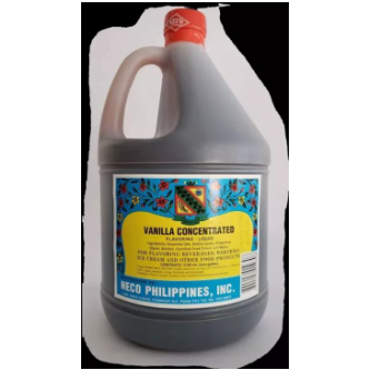 NECO VANILLA CONCENTRATE gal/gallon (Flavoring Liquid) | Shopee Philippines