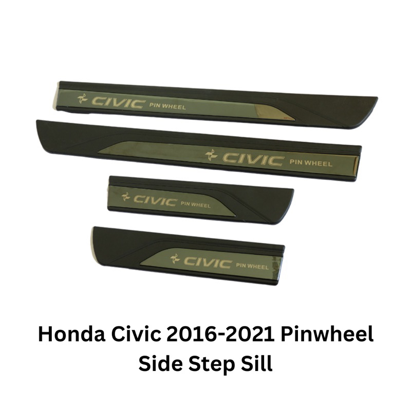 Honda Civic Side Step Sill 4pcs FC/RS (2016-2023) | Shopee Philippines