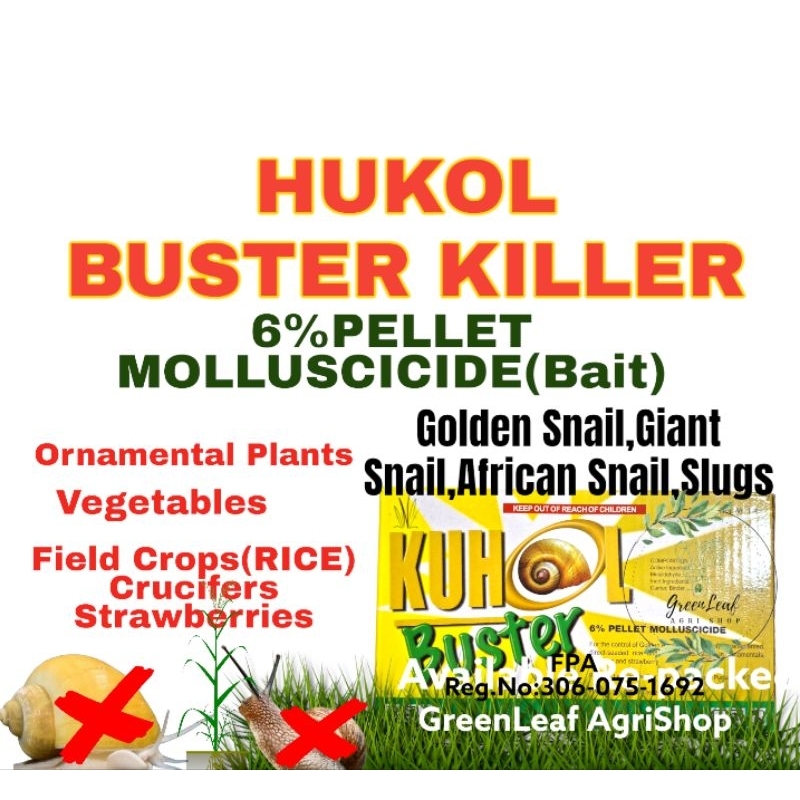 KUHOL BUSTER /BAYONET/HIT PELLET MOLLUCICIDE (PAMATAY KUHOL)Pellet ...