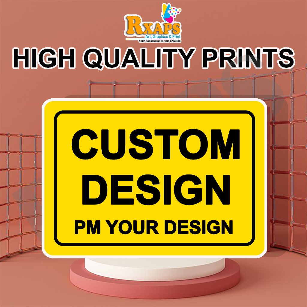 CUSTOMIZED Signage PVC/LAMINATED/STICKER/SINTRA BOARD A4 | Shopee ...