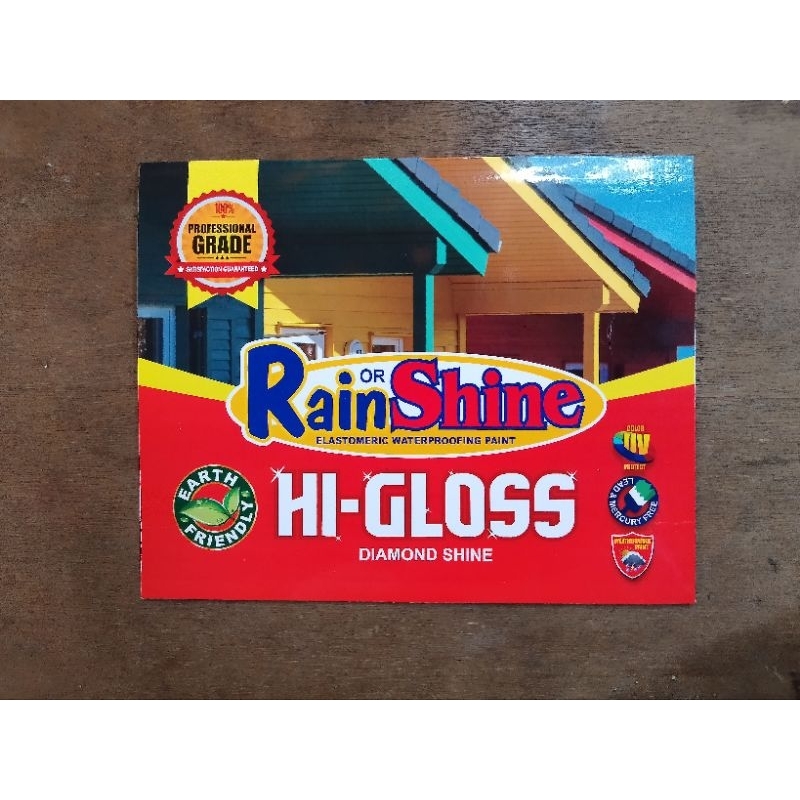 RAIN OR SHINE HI-GLOSS COLOR CHART COMPLETE GUIDE FOR COLORS DIAMOND ...