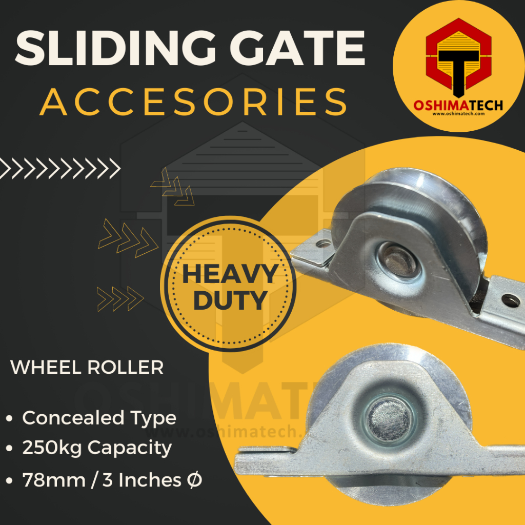 Heavy Duty Sliding Gate Wheel Roller 3 inches | Shopee Philippines