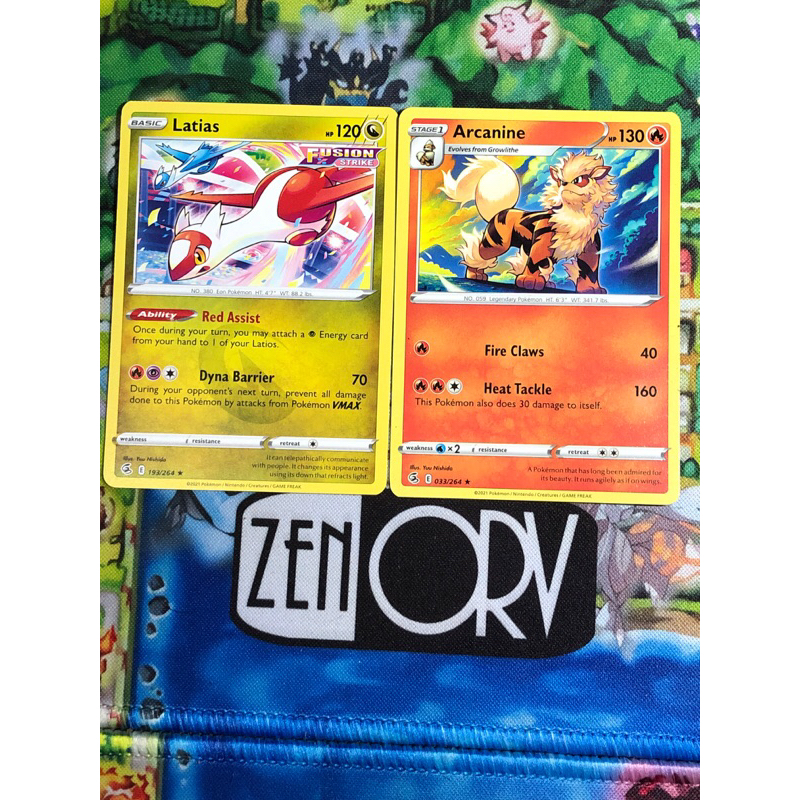 Fusion Strike Rare Pokemon Card TCG Cards R Singles Single | Shopee ...