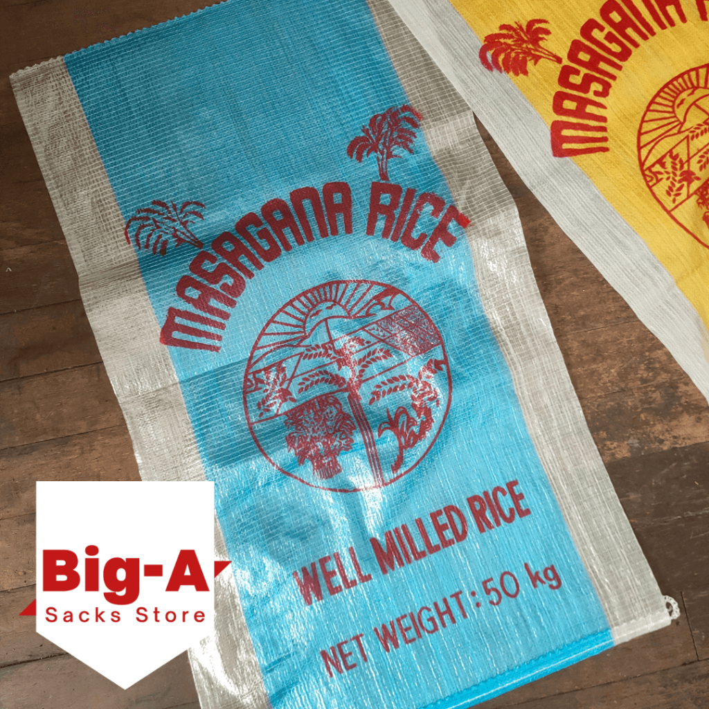 (10PCS) New 50kg Transparent Rice Sack/ Sako/ Sako Bag/ Empty Sack Sand ...