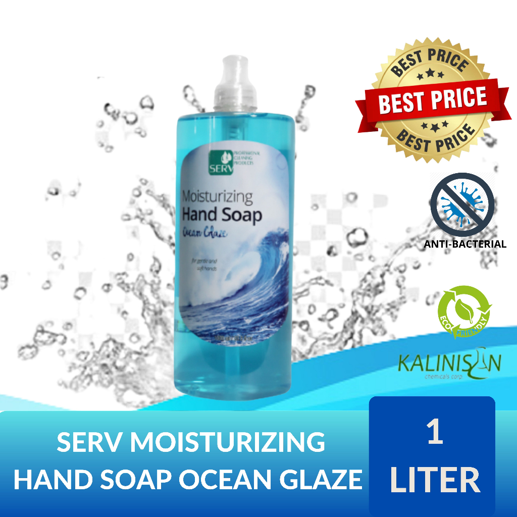 BEST PRICE Serv Moisturizing Liquid Hand Soap 1 Liter Pump Bottle ...