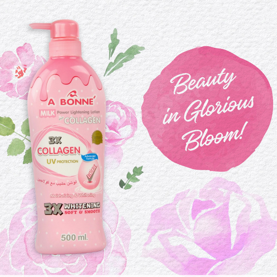 A Bonne’ Milk Power Lightening & Whitening Lotion Plus Collagen (500ml ...