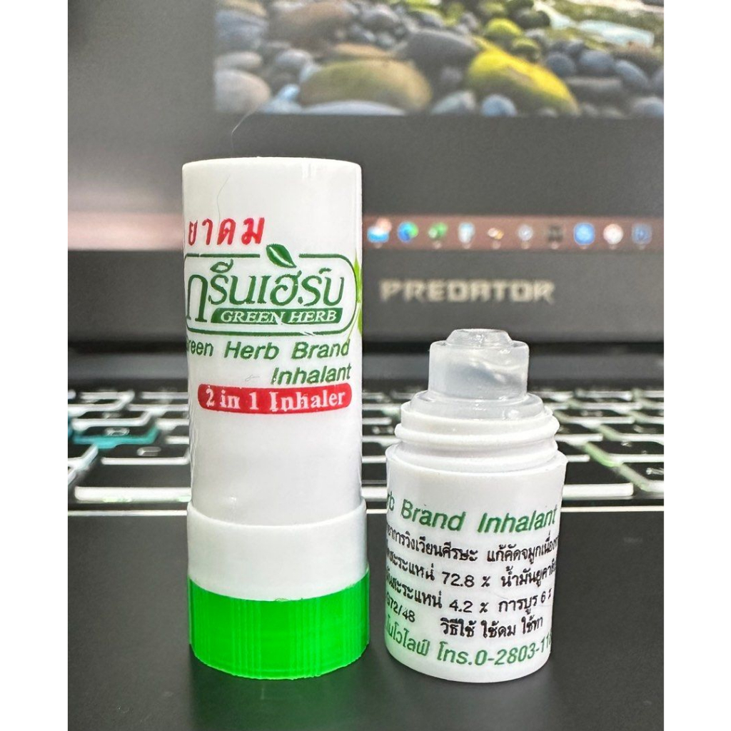 Green Herb 2in1 Inhaler - Authentic Thailand | Shopee Philippines