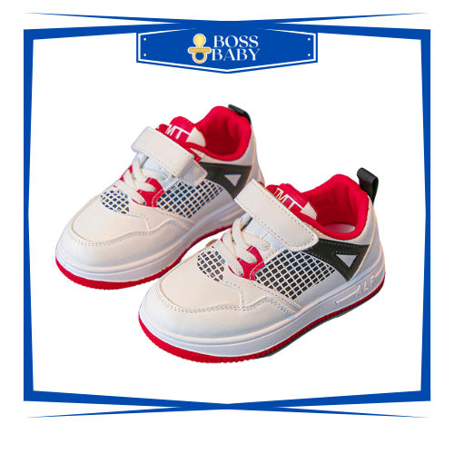 【BOSS.Baby】Fashionable Girls Sports Shoes Leather material With Magic ...