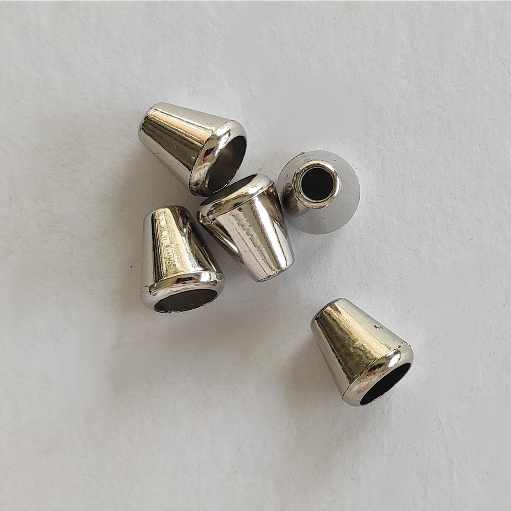 1000 / 500 pcs Bell Stopper for Drawstring Rope Cord I End Lock Stopper ...