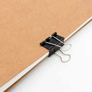 12PCS per box Black dovetail clip Binder paper clip office supplies ...