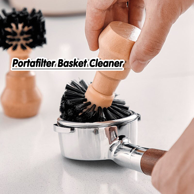 51/58mm Espresso Machine Portafilter Basket Cleaning Brush Coffee ...