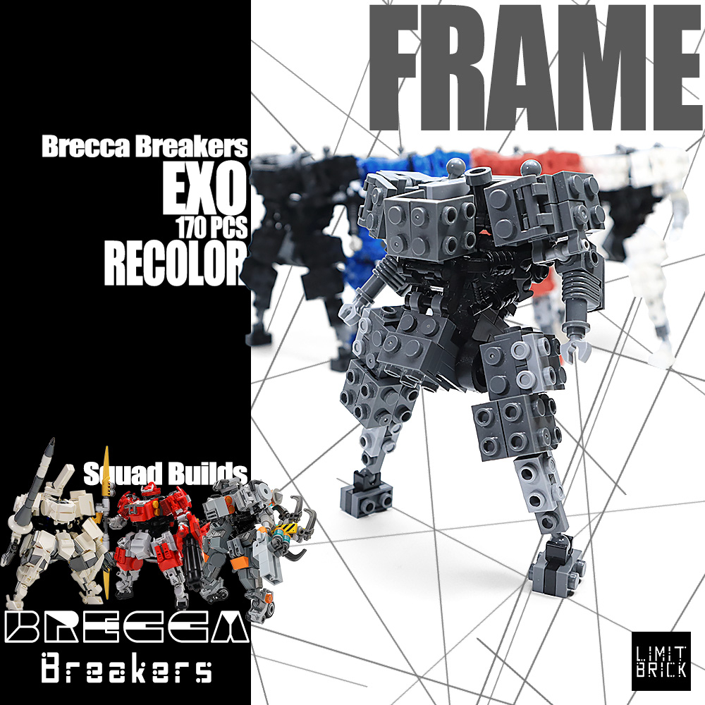 Brecca Frame Exo Brick Robot Mech for Lego | Shopee Philippines