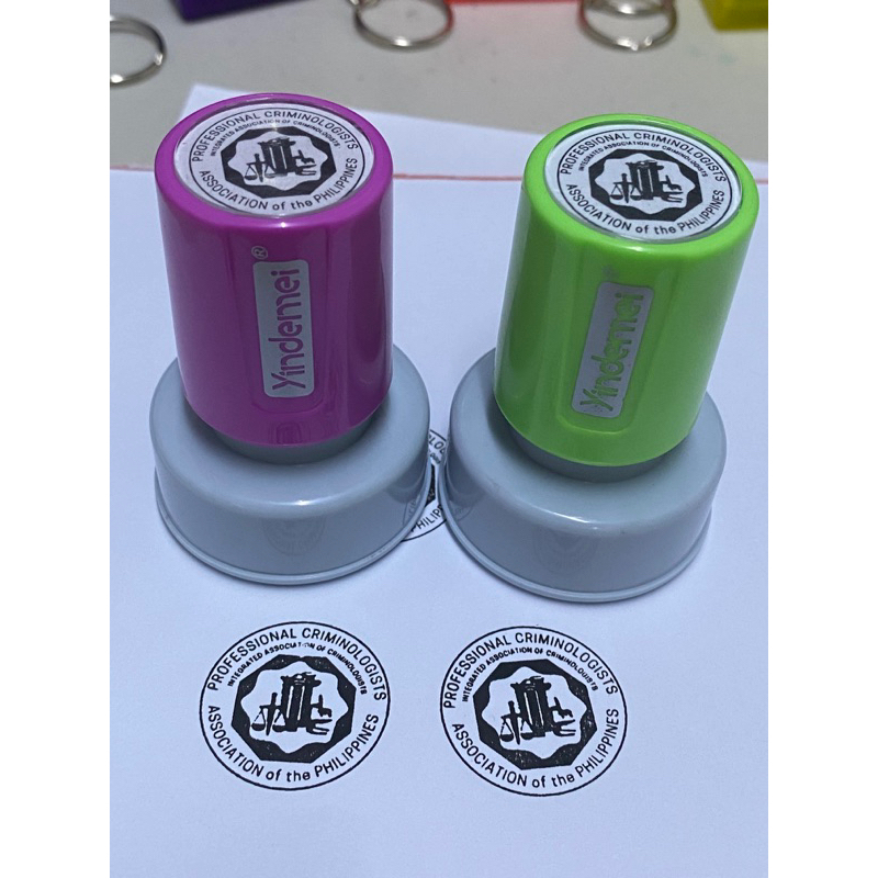 3.0 CM ROUND PERSONALIZED SELF INKING STAMP | Shopee Philippines