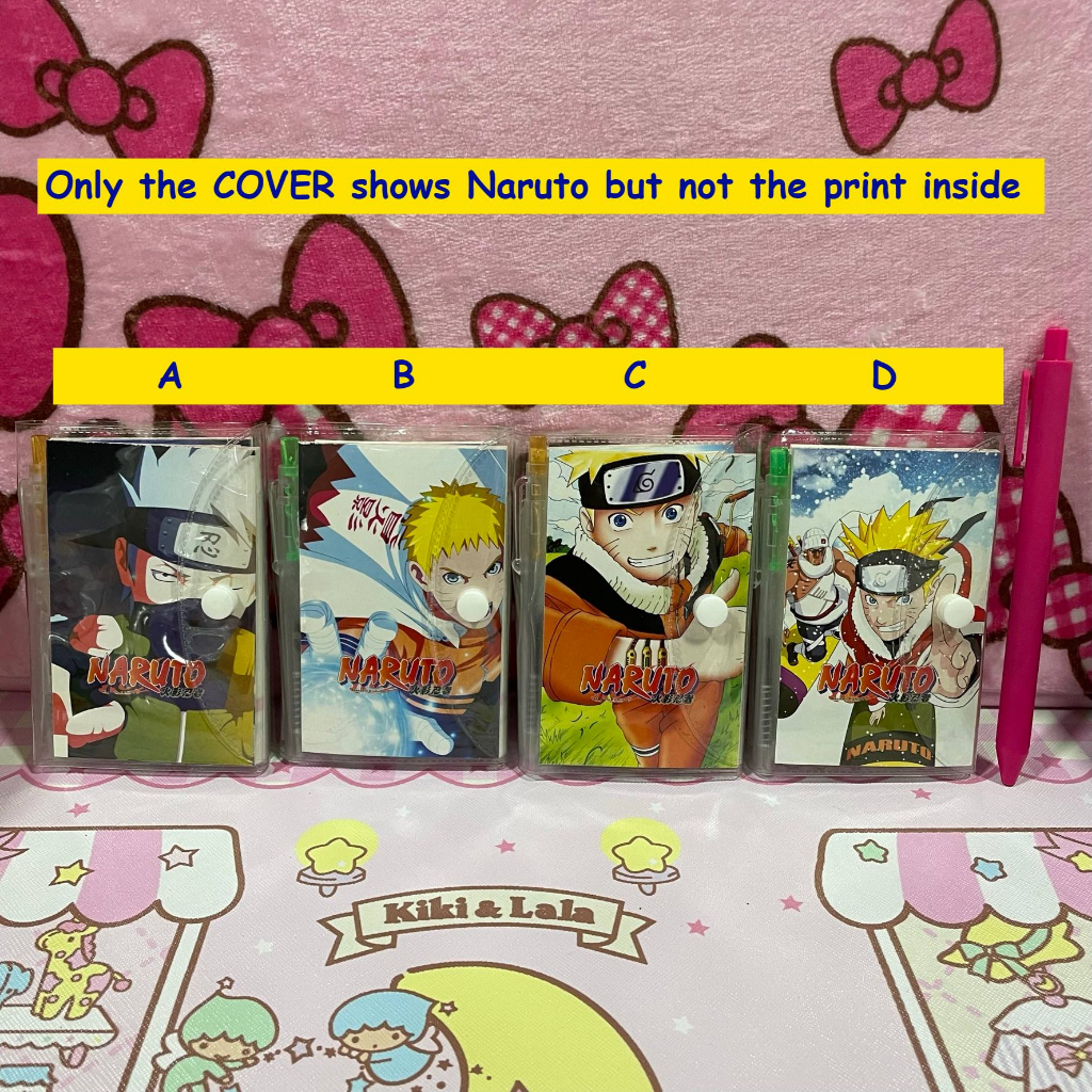 Naruto Cover Design Notepad | Shopee Philippines