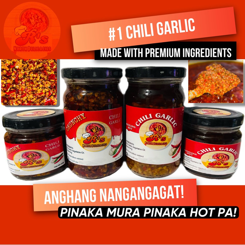 RSSHOPS CHILI GARLIC Oil Sauce CrispyCrunch Sauce Pure Chili Oil 220ml ...