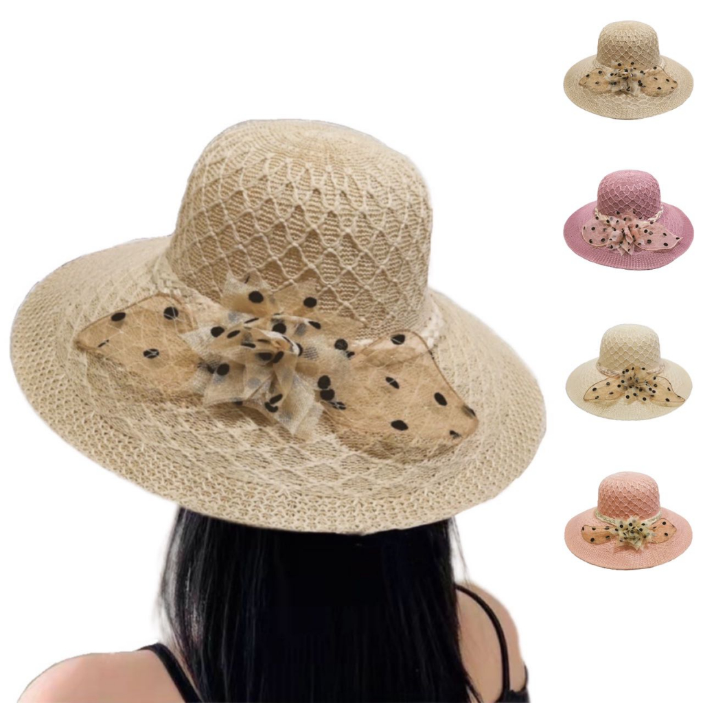 Korean fashion Women Sun Hat Foldable Straw hat Summer Beach Cap ...