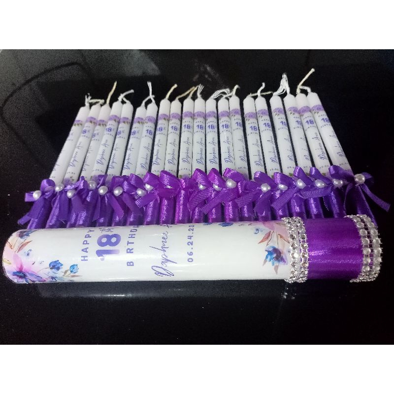 Mother Parent Candle Personalized for Christening Baptism Birthday ...