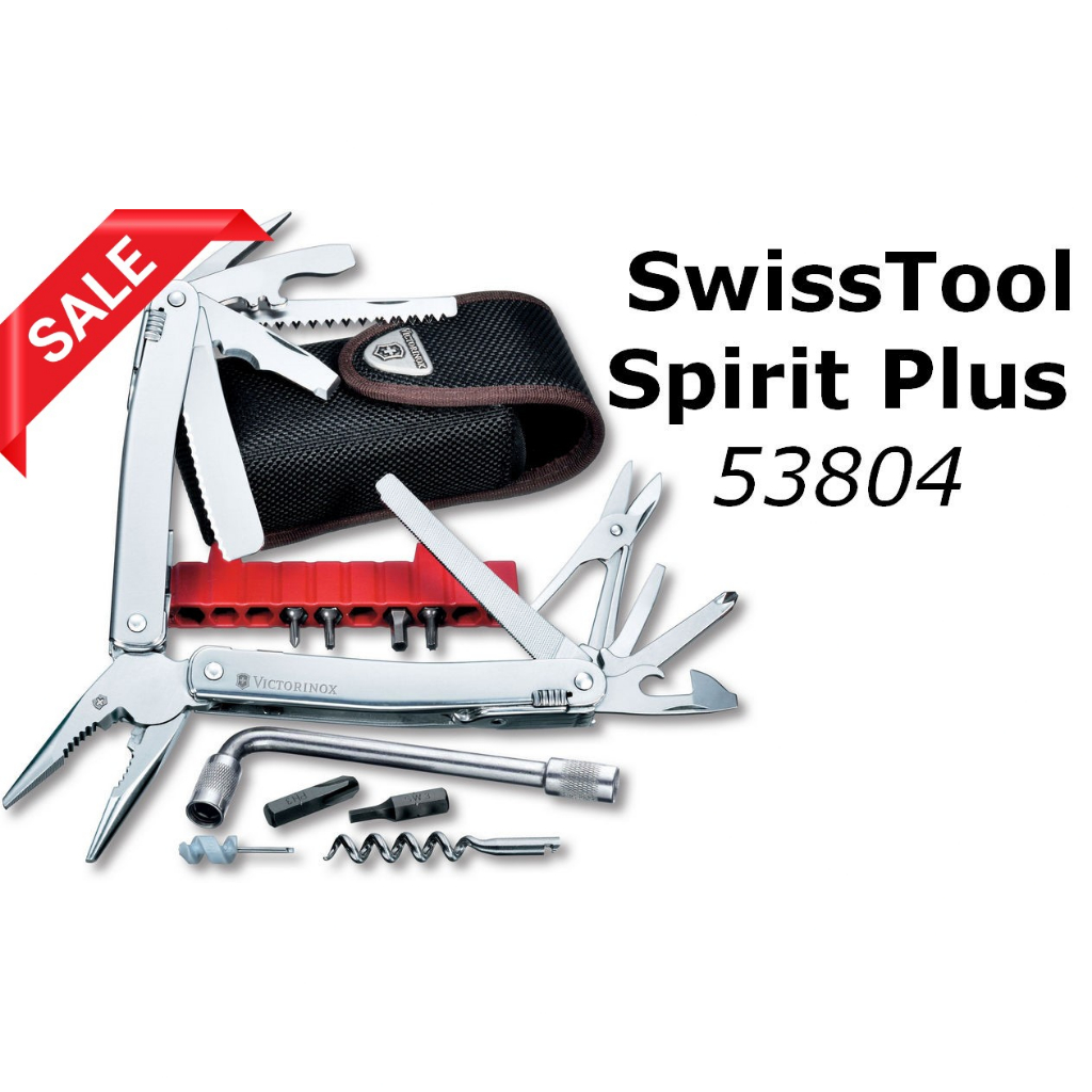 Victorinox Swiss Army SwissTool Spirit Plus 4.13" Closed, Nylon Sheath ...