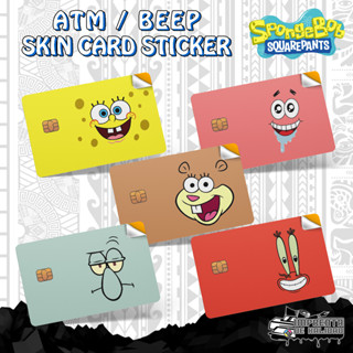Spongebob Skin Card Sticker Vinyl Debit/ATM/beep card sticker skin ...