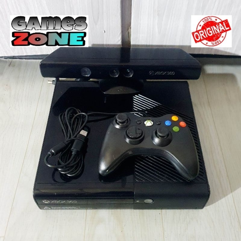 Xbox 360 Slim E Console with Kinect 20 Games with freebies | Shopee ...