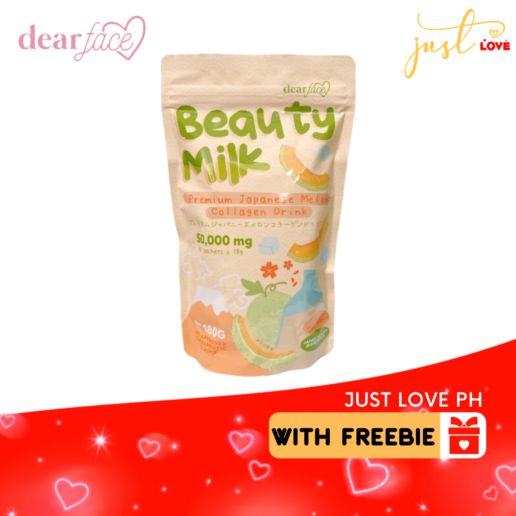 Dear Face Beauty Milk Collagen Drink (Melon, Strawberry, Lychee, Banana ...