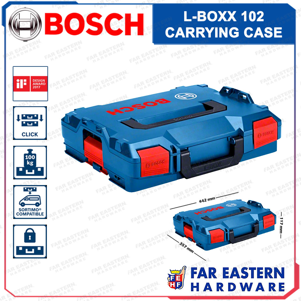 BOSCH L-Boxx 102 Carrying Case System Tool Box RBPTBX | Shopee Philippines