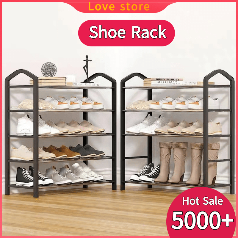B55 COD Black Shoe Rack Multi-Layer Shoe Rock Small Shoe Cabinet ...