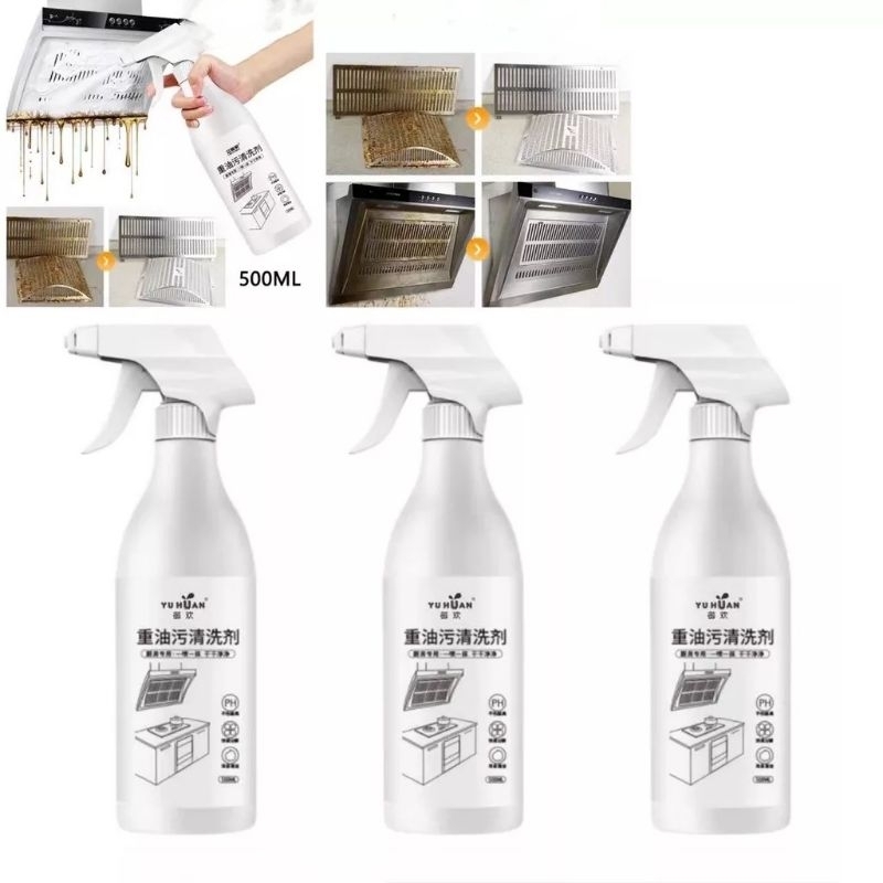 Kichen Cleaner Spray Non-toxic Spray Kitchen Oil Cleaner Oil Stanin ...