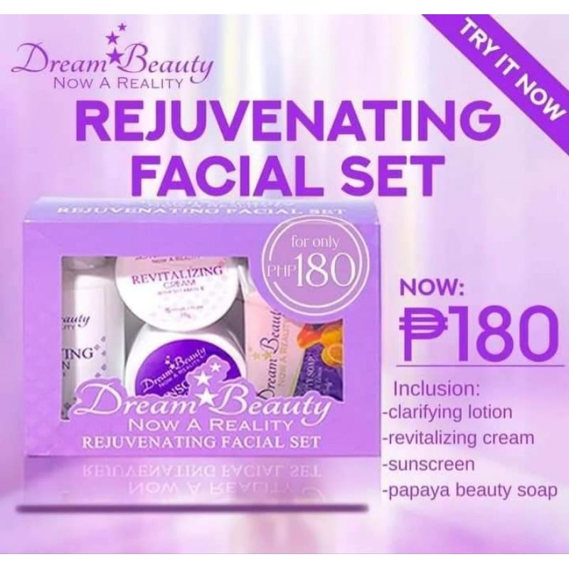 Dream Beauty Rejuvenating Facial Set | Shopee Philippines