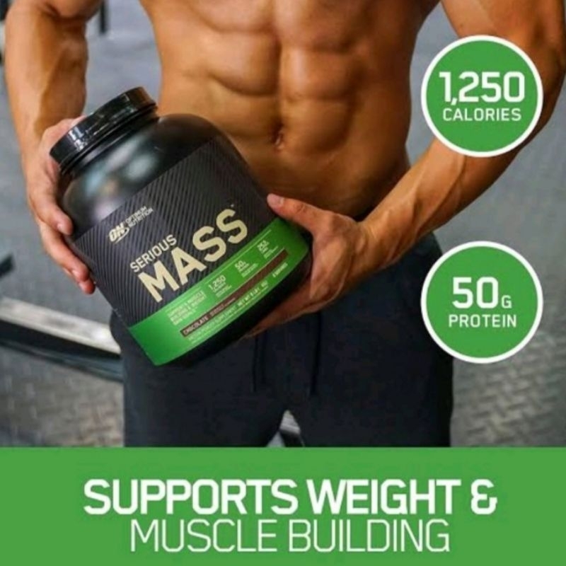 Optimum Nutrition Serious Mass Muscle Gainer 50grams | Shopee Philippines