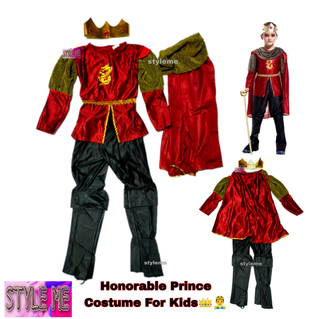 Honorable Prince Costume Complete Set Cosplay Role play For Kids ...