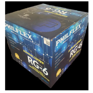 Philflex RG6 Siamese Cable, RG6 Cable with Power, CCTV Cable RG6 with ...