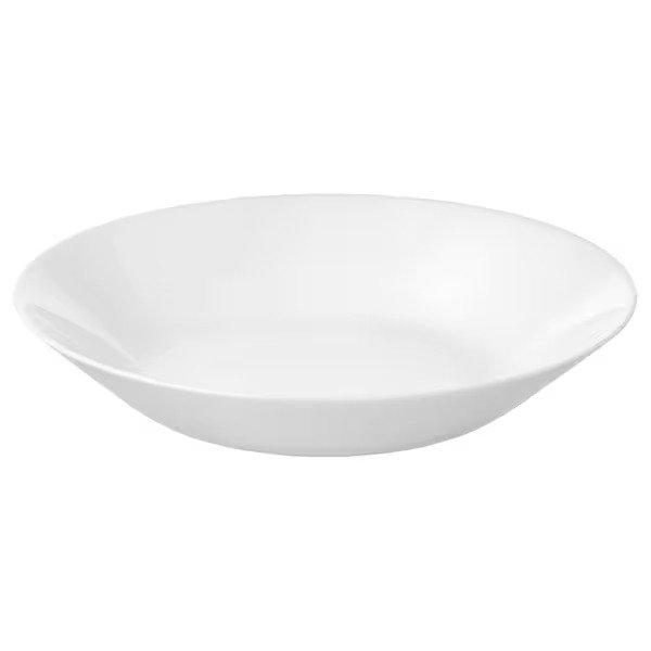 EKEA OFTAST Deep plate/bowl, white, 20 cm (8 ") | Shopee Philippines