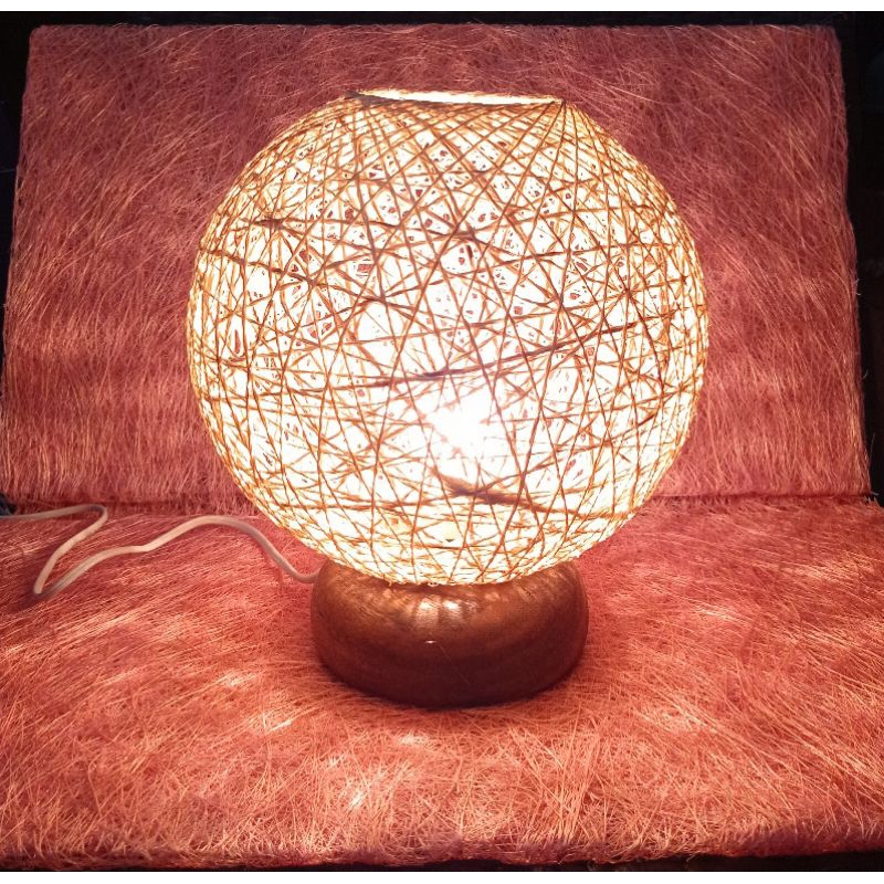 Abaca ball table lampshade | Shopee Philippines