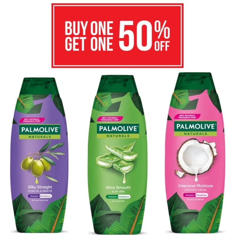 Palmolive Naturals Shampoo (Buy 1 Get 1 50% off) 180mlx2 Original ...