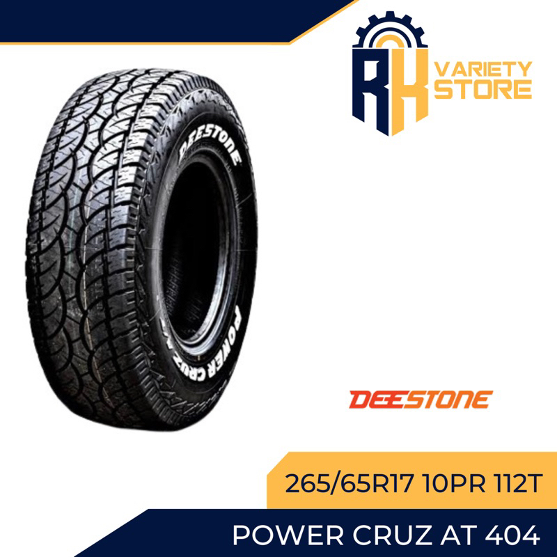 YEAR 2024 DOT DEESTONE THAILAND 265/65R17 10PR 112T AT404 POWER CRUZ ...
