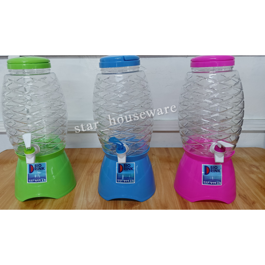 Pineapple BIO DRINK Water Jug Container with Faucet (5 Liters) | Shopee ...