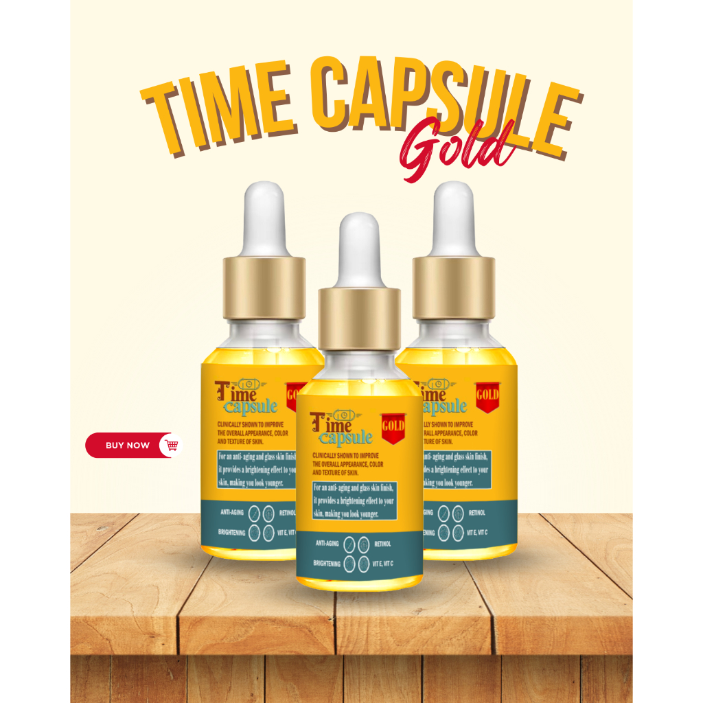 Original Time capsule Gold With Retinol Anti-aging serum brightening ...