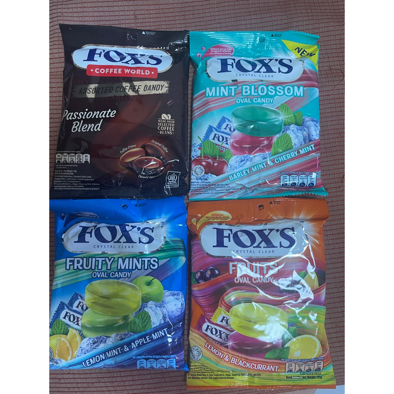 Fox’s Crystal Clear Candy in Tin Can 180g | Pouch 125g or 90g | Shopee Philippines