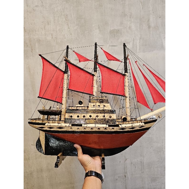 Wooden Ship Model Made of Philippines | Shopee Philippines