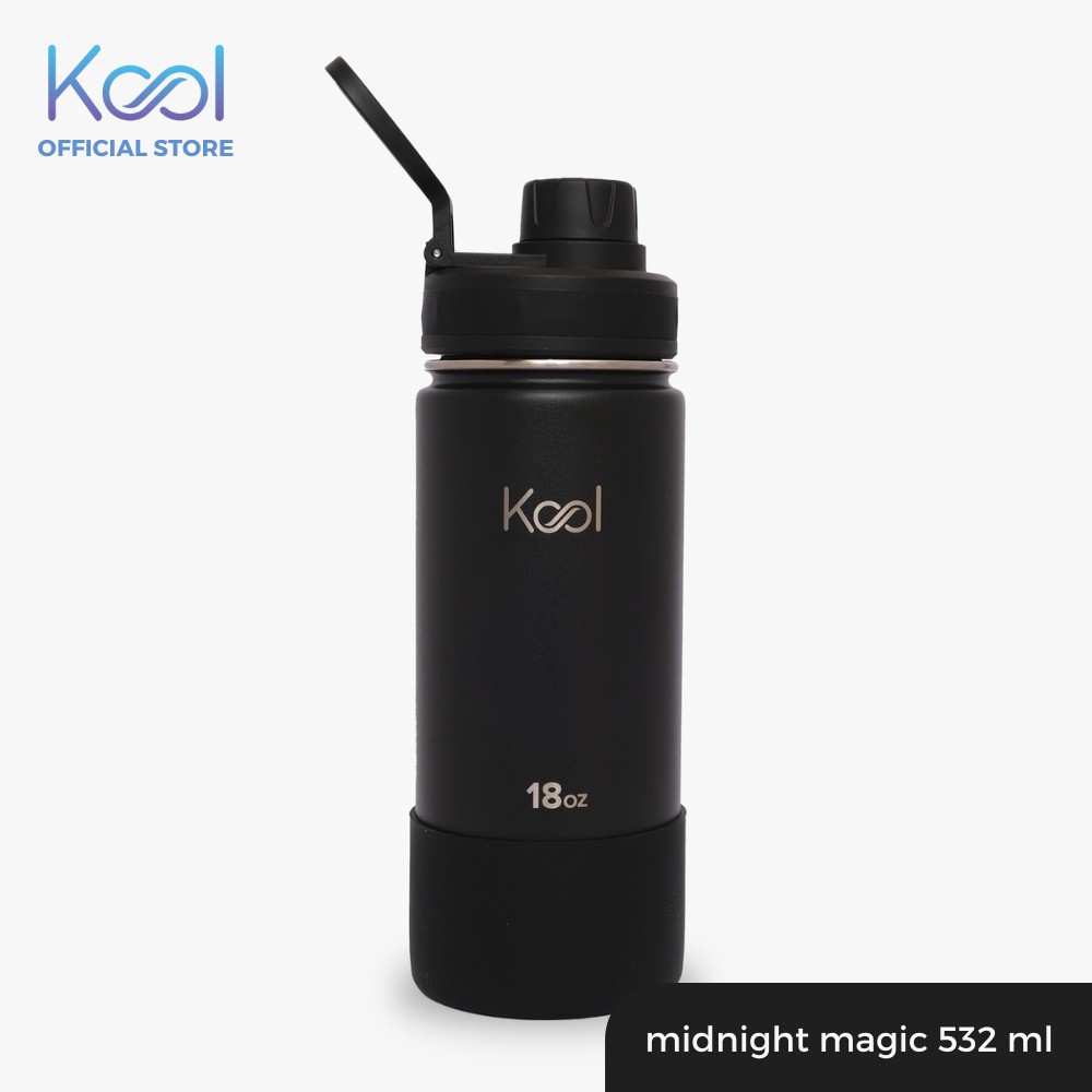 Kool Insulated Stainless Steel Water Bottle With Silicone Boot ...