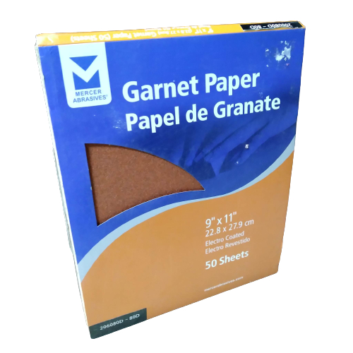 9" x 11" Garnet Paper Papel de Granate Electro Coated Electro Revetido ...
